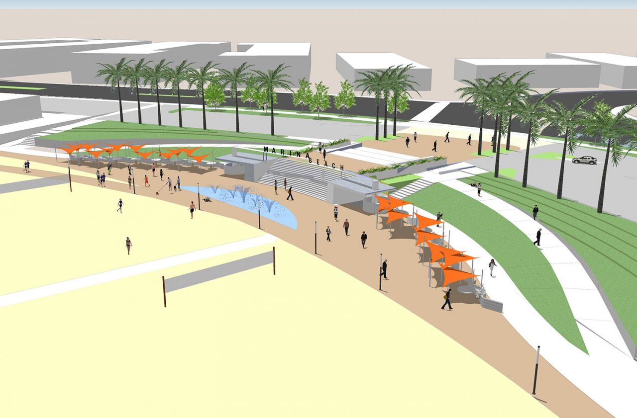 Marina Beach Concept Plan | Gruen Associates